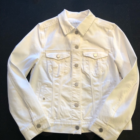 Liverpool | Jackets & Coats | Denim Jacket Hand Painted Limited Edition ...